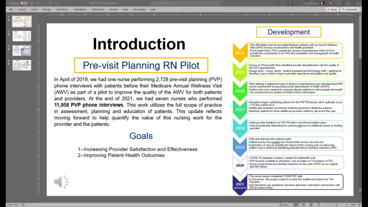 Nurse-Driven Pre-Visit Planning in Primary Care for Annual Wellness ...