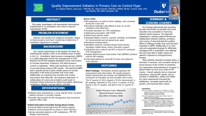 Quality Improvement Initiative in Primary Care to Control Hypertension ...