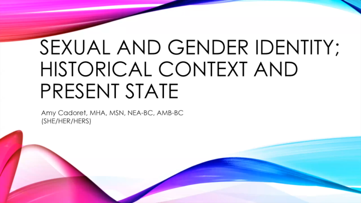 Sexual and Gender Identity: Historical Context and Present State ...