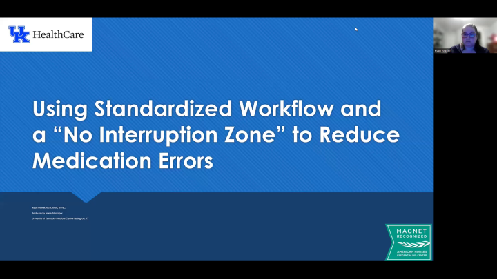 Using Standardized Workflow and a “No Interruption Zone” to Reduce ...