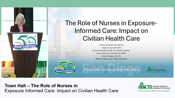 Town Hall – The Role of Nurses in Exposure Informed Care: Impact on ...