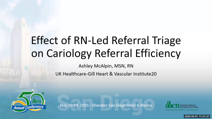 Using RN Referral Triage to Increase Efficiency of Cardiology Referrals ...