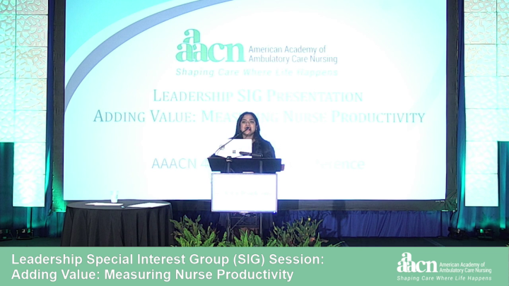 Leadership Special Interest Group (SIG) Session: Adding Value ...