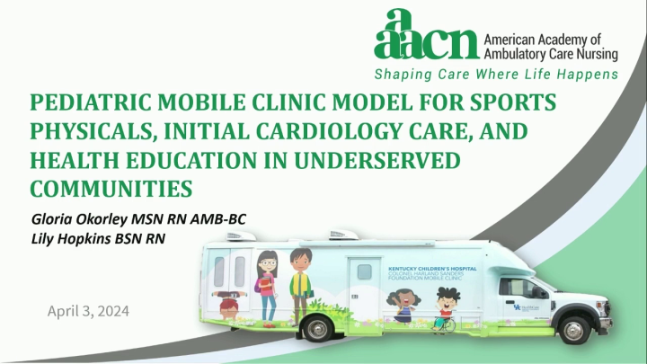Pediatric Mobile Clinic Model for Sports Physicals, Initial Cardiology ...