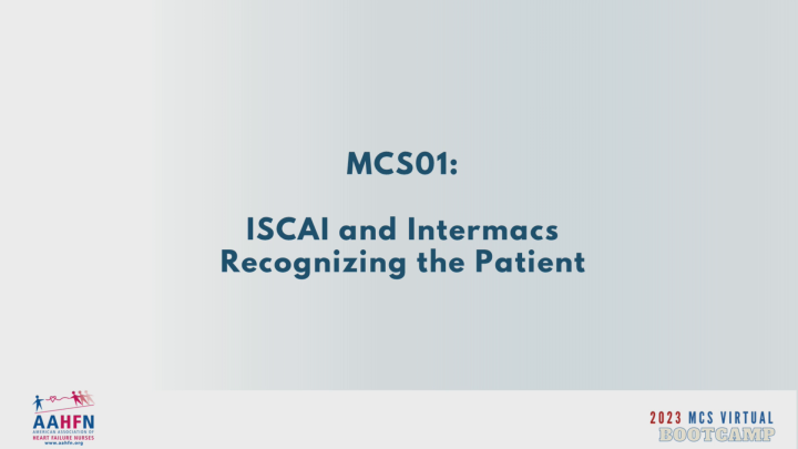 SCAI and Intermacs Recognizing the Patient - American Association of ...