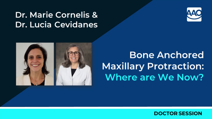 Bone Anchored Maxillary Protraction: Where are We Now? - American ...