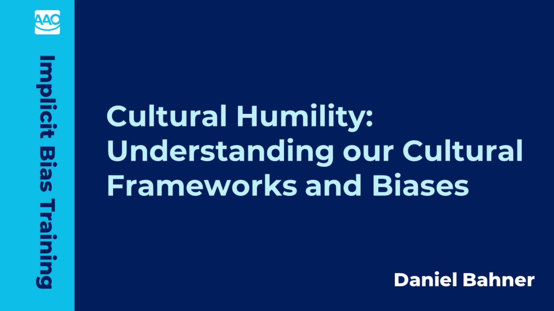 Cultural Humility: Understanding our Cultural Frameworks and Biases ...