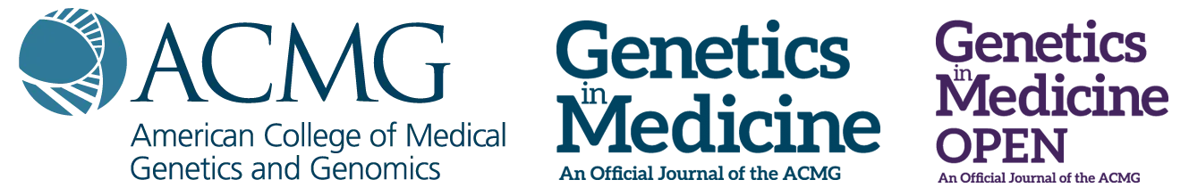 American College of Medical Genetics and Genomics