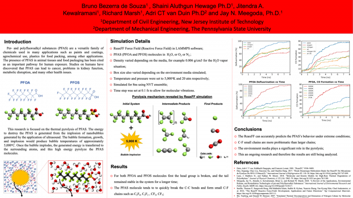 ReaxFF-based molecular dynamics study on the pyrolysis of PFAS | Poster ...