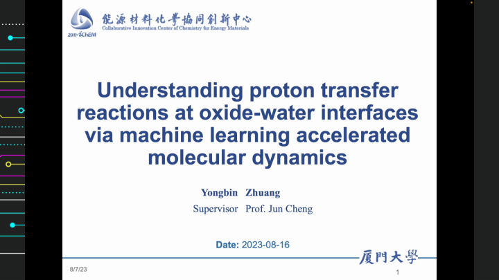 Understanding proton transfer reactions at oxide-water interfaces via machine learning ...