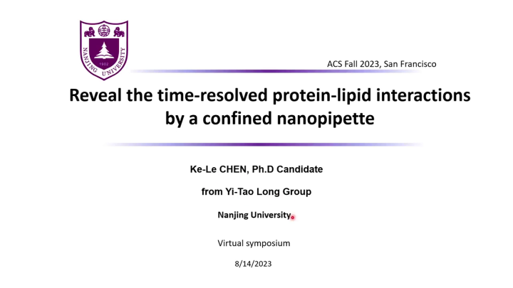 Reveal the time-resolved protein-lipid interactions by a confined ...