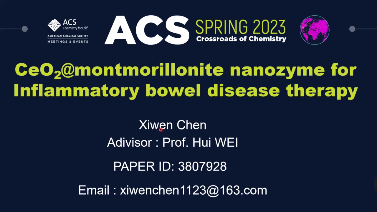 CeO2@montmorillonite nanozyme for Crohn’s disease therapy - American ...
