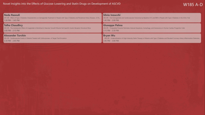 Novel Insights into the Effects of Glucose-Lowering and Statin Drugs on ...