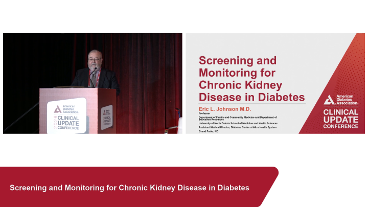 Screening and Monitoring for Chronic Kidney Disease in Diabetes ...