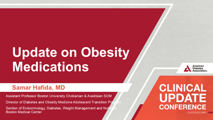 Update on Obesity Medications - American Diabetes Association