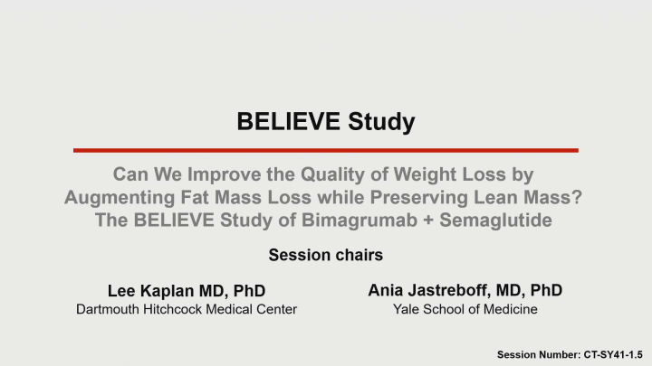 Can We Improve the Quality of Weight Loss by Augmenting Fat Mass Loss while Preserving Lean Mass ...