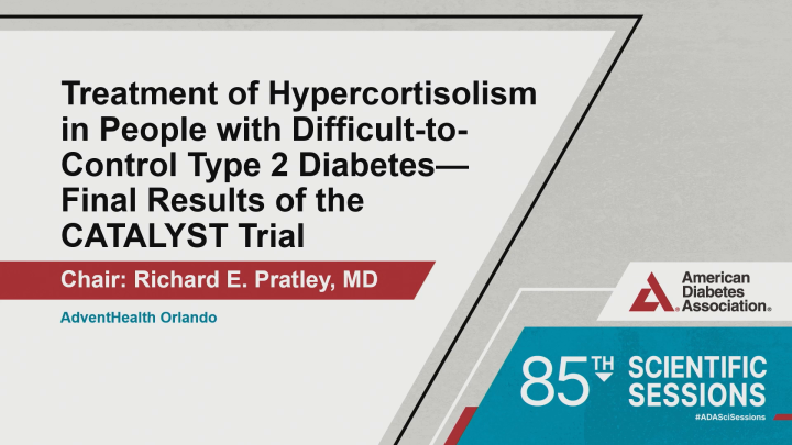 Treatment of Hypercortisolism in People with Difficult-to-Control Type ...