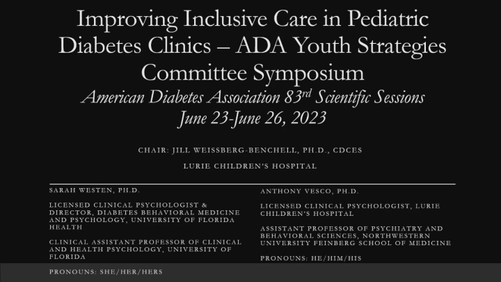 Improving Inclusive Care in Pediatric Diabetes Clinics—ADA Youth ...