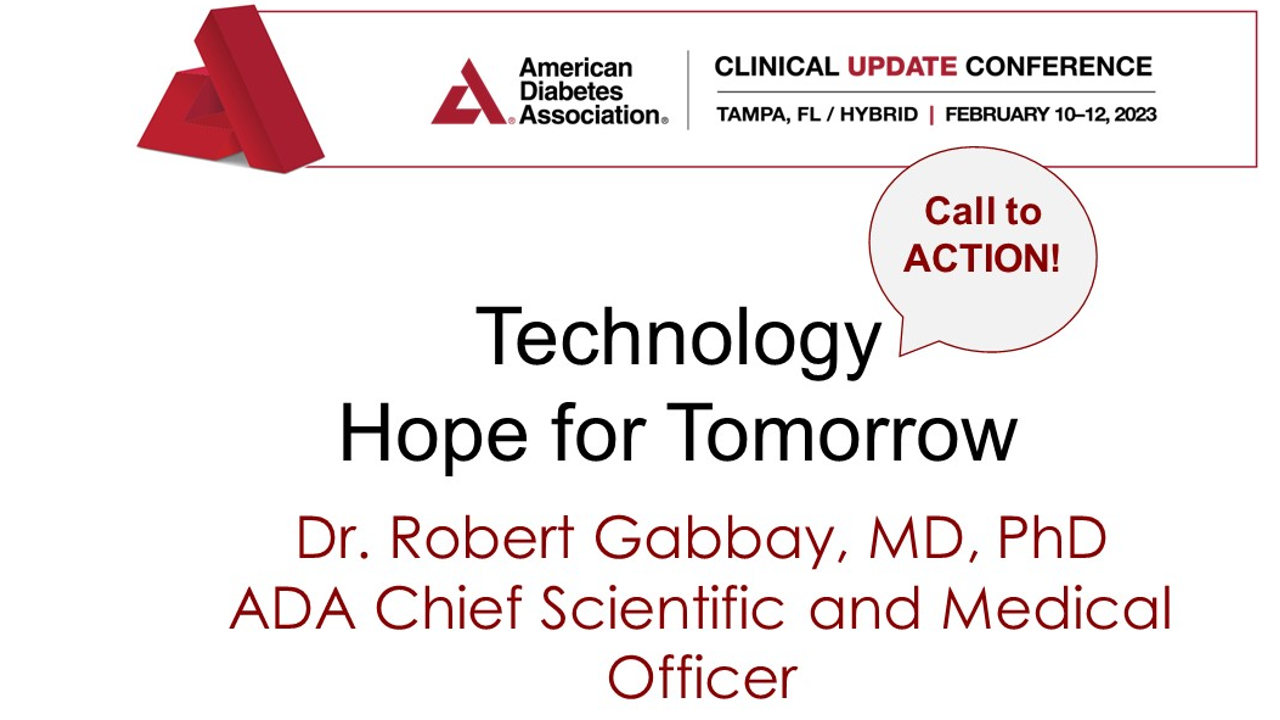 Hope for Tomorrow (Call to Action) - American Diabetes Association