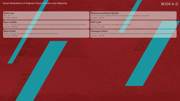 Novel Modulators of Adipose Tissue Function and Adiposity - American ...