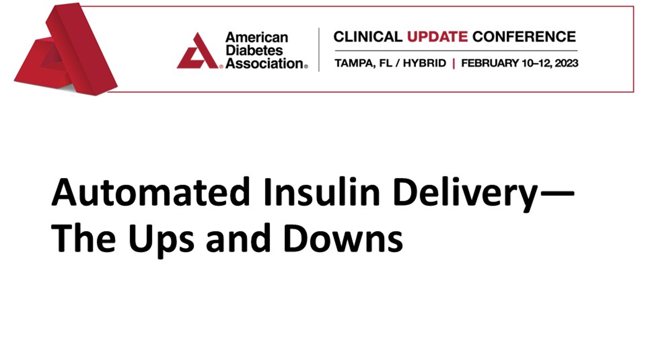 Automated Insulin Delivery—The Ups and Downs - American Diabetes ...