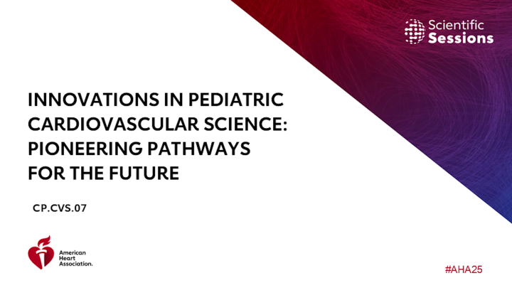 Innovations in Pediatric Cardiovascular Science: Pioneering Pathways ...