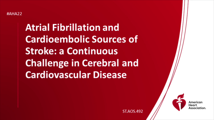 Atrial Fibrillation and Cardioembolic Sources of Stroke a Continuous ...