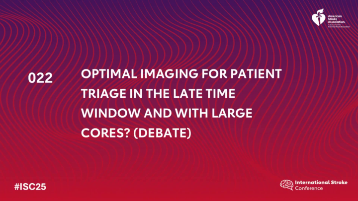 Optimal Imaging for Patient Triage in the Late Time Window and with ...