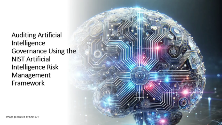 CS#9. Auditing Artificial Intelligence Governance using the NIST AI Risk Management Framework ...