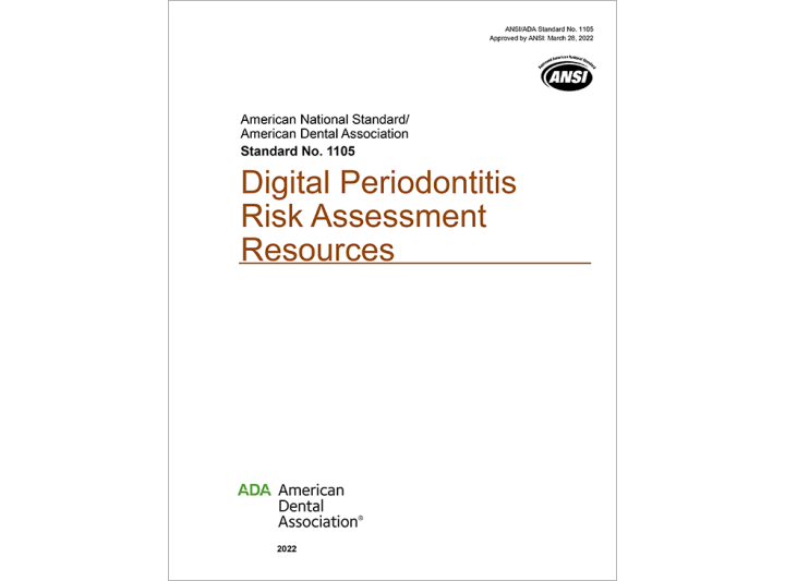 ANSI/ADA Standard No. 1105 Digital Periodontitis Risk Assessment ...