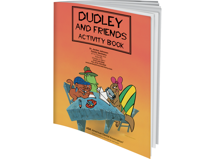 PERSONALIZED Dudley and Friends Activity Book - American Dental Association