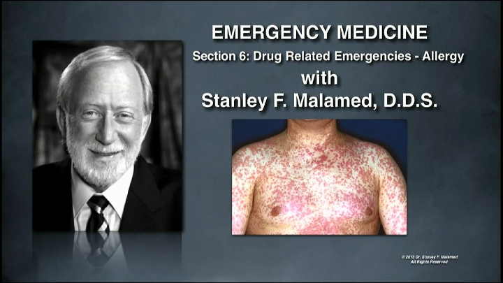 Emergency Medicine Part 6: Drug Allergies - American Dental Association