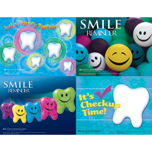 Reminder Laser Card Assortment - American Dental Association
