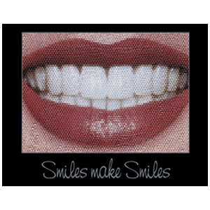 24" x 36" Unframed Wall Art, Smiles Make Smiles - American Dental Association