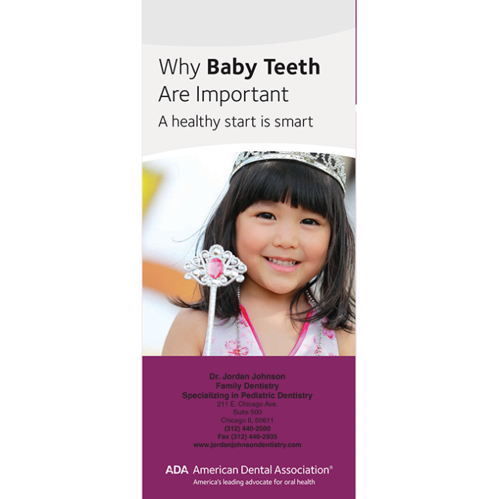 PERSONALIZED Why Baby Teeth Are Important - American Dental Association