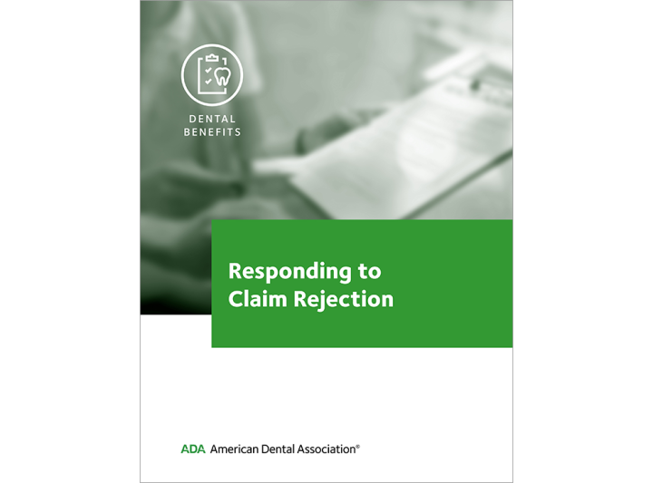 Responding to Claim Rejection - American Dental Association