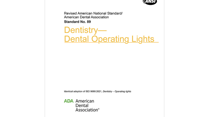 ANSI/ADA Standard No. 89:2023 Dentistry - Dental Operating Lights ...