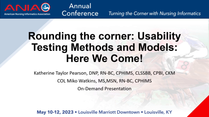 Rounding the Corner: Usability Testing Methods Here We Come! - American ...