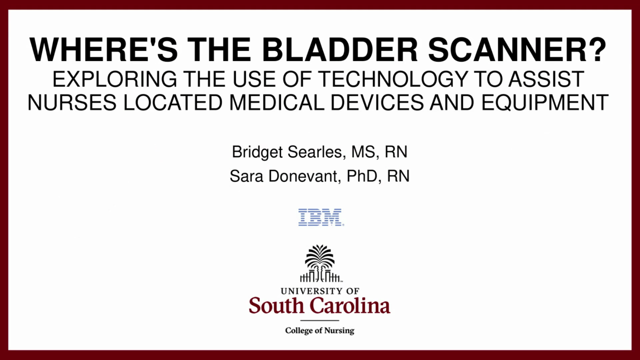Where’s the Bladder Scanner? Using Technology to Automate the Tracking ...
