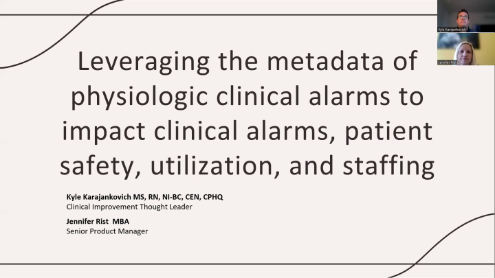 Leveraging the Metadata of Physiologic Clinical Alarms to Impact Alarm ...