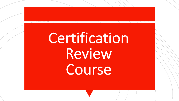 Certification Review Course - American Nursing Informatics Association