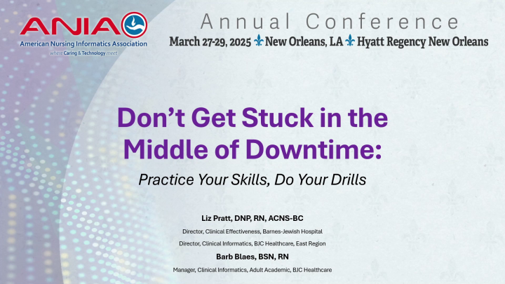 Don’t Get Stuck in the Middle of Downtime: Practice Your Skills, Do Your Drills - American ...