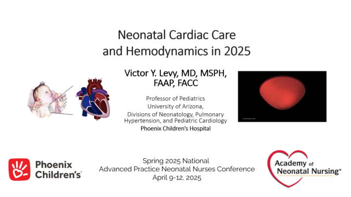 Neonatal Hemodynamics and Cardiac Care in 2025 - Academy of Neonatal ...
