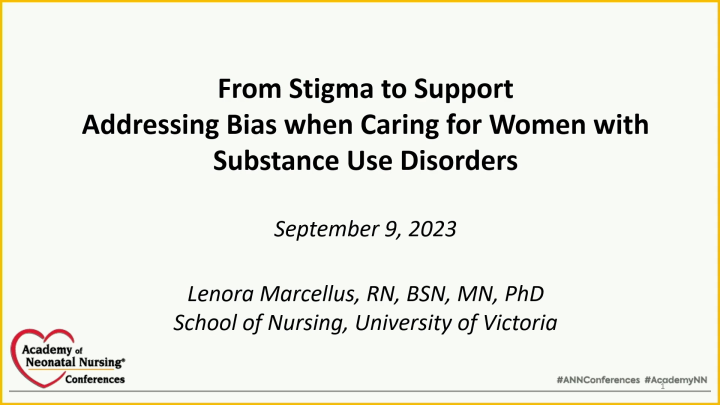 From Stigma to Support: Addressing Bias when Caring for Women with ...