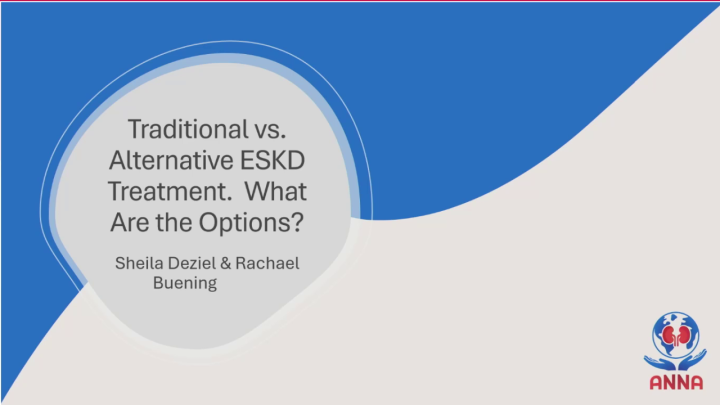Hemodialysis SPN: Traditional versus Alternate ESKD Treatment: What Are ...