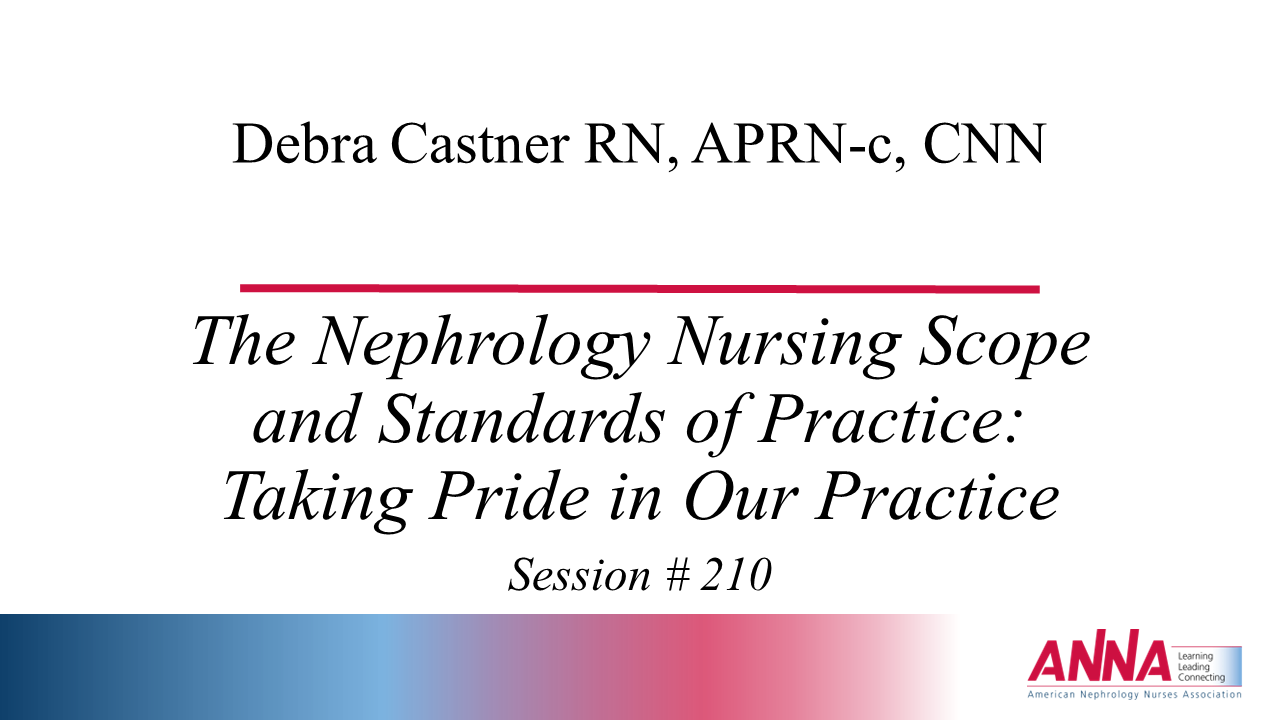 Nephrology Nursing Scope and Standards of Practice, 9th Edition ...