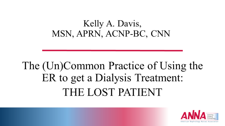Acute Care SPN - The (Un)Common Practice of Using the Emergency ...