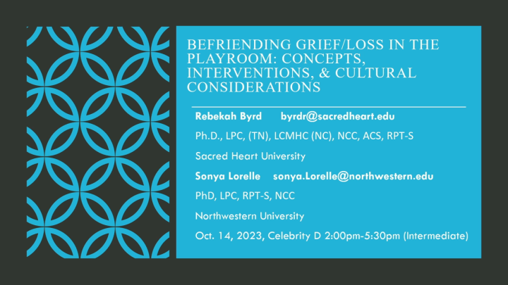 Befriending Grief/Loss in the Playroom: Concepts, Interventions ...