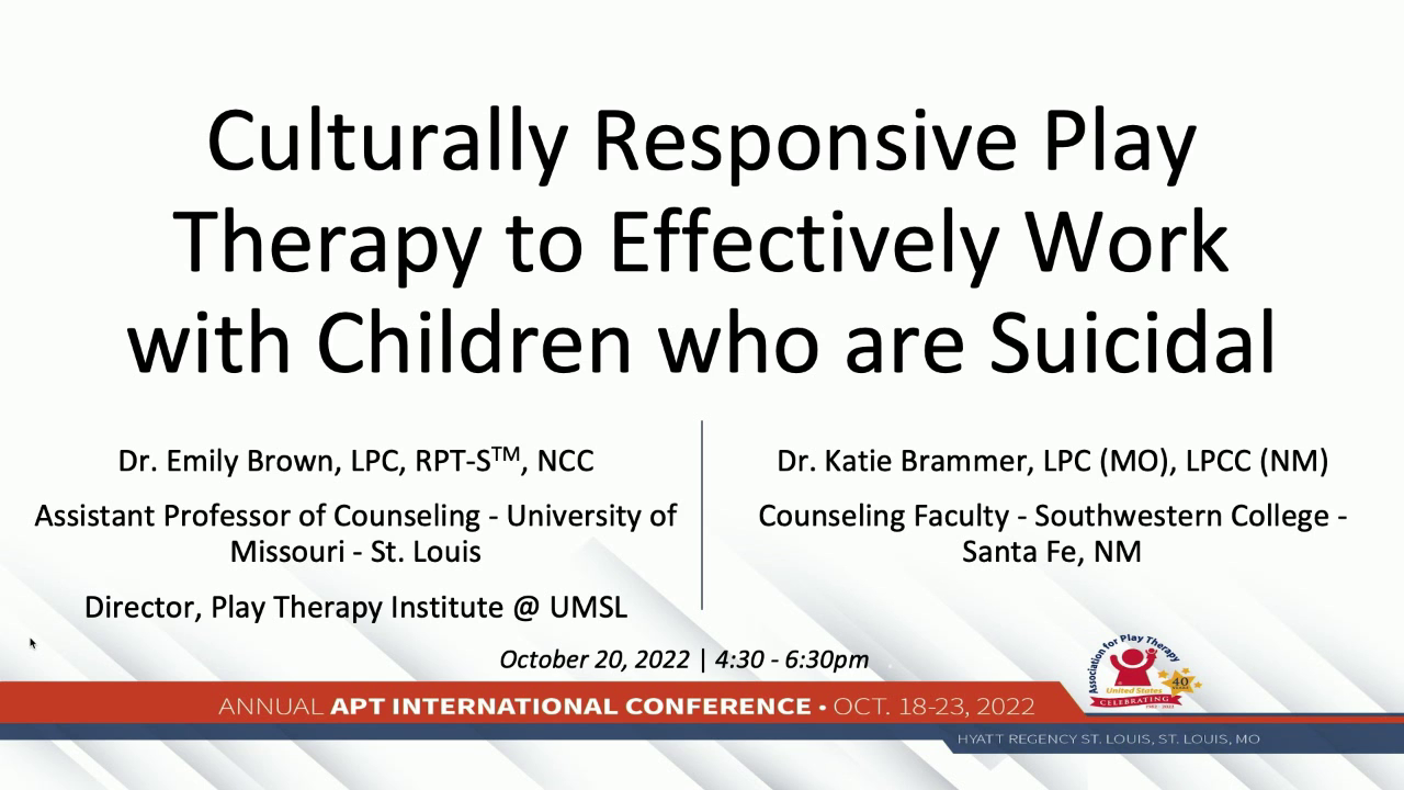 Culturally Responsive Play Therapy to Effectively Work with Children ...