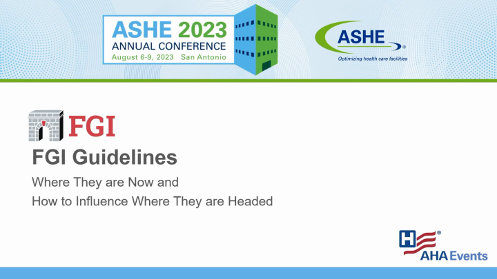 FGI Guidelines: Where They are Now and How To Influence Where They are ...